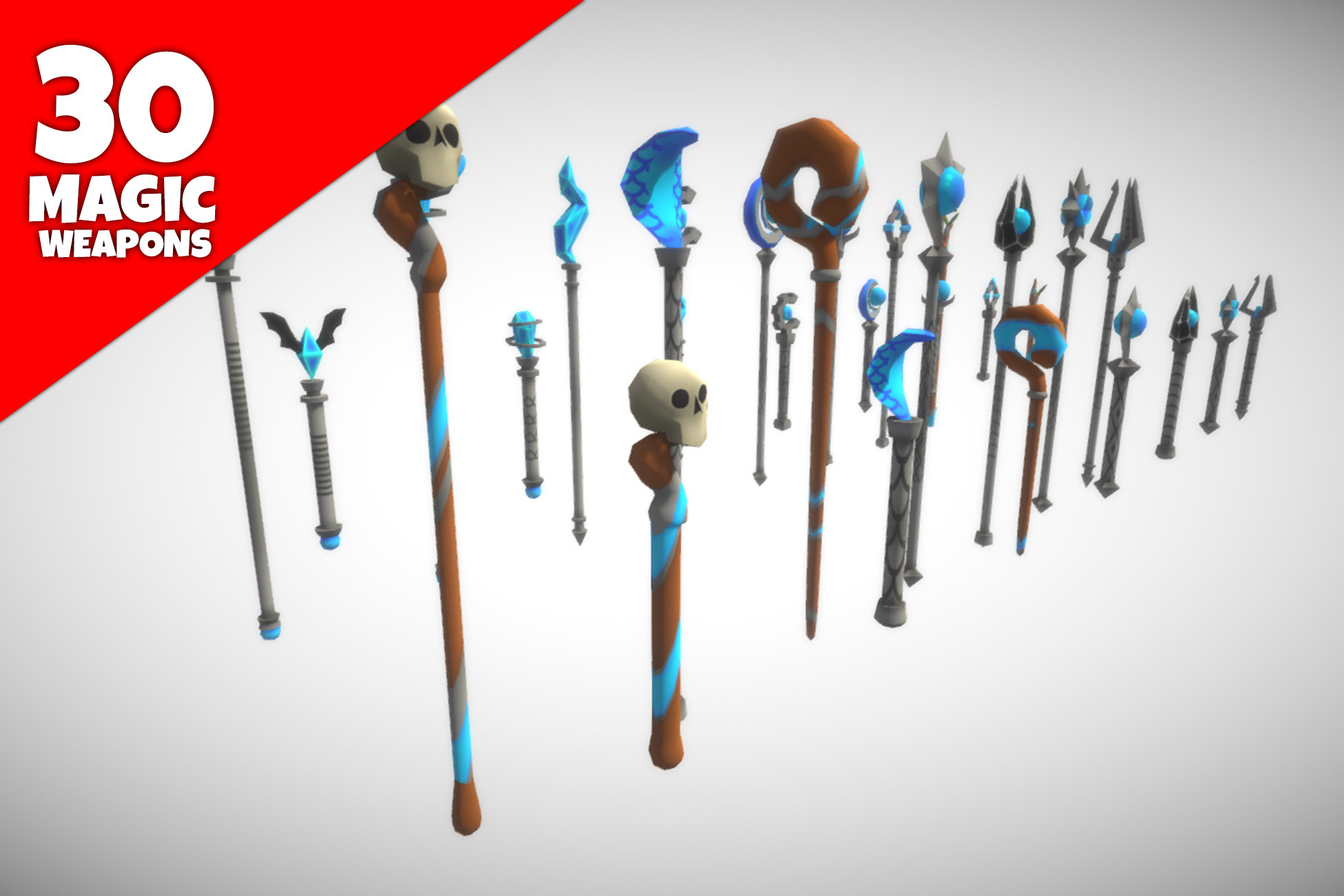 Ultimate Magical Weapons Pack | 3D 武器 | Unity Asset Store