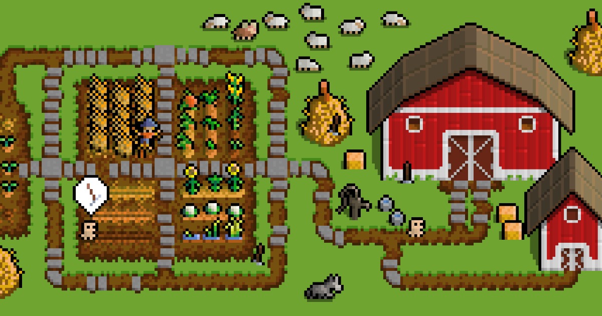 MINIFANTASY Farms - Super Low Res 2D Pixel Art by Krishna Palacio | 2D ...