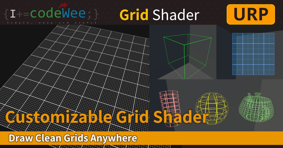 Grid Shader(URP) | VFX Shaders | Unity Asset Store