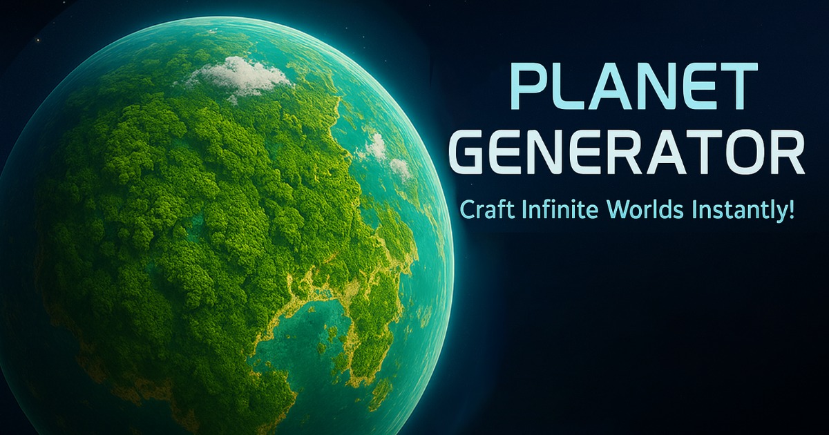 Planet Generator - Procedural Planet Creation Tool | 레벨 디자인 | Unity Asset Store