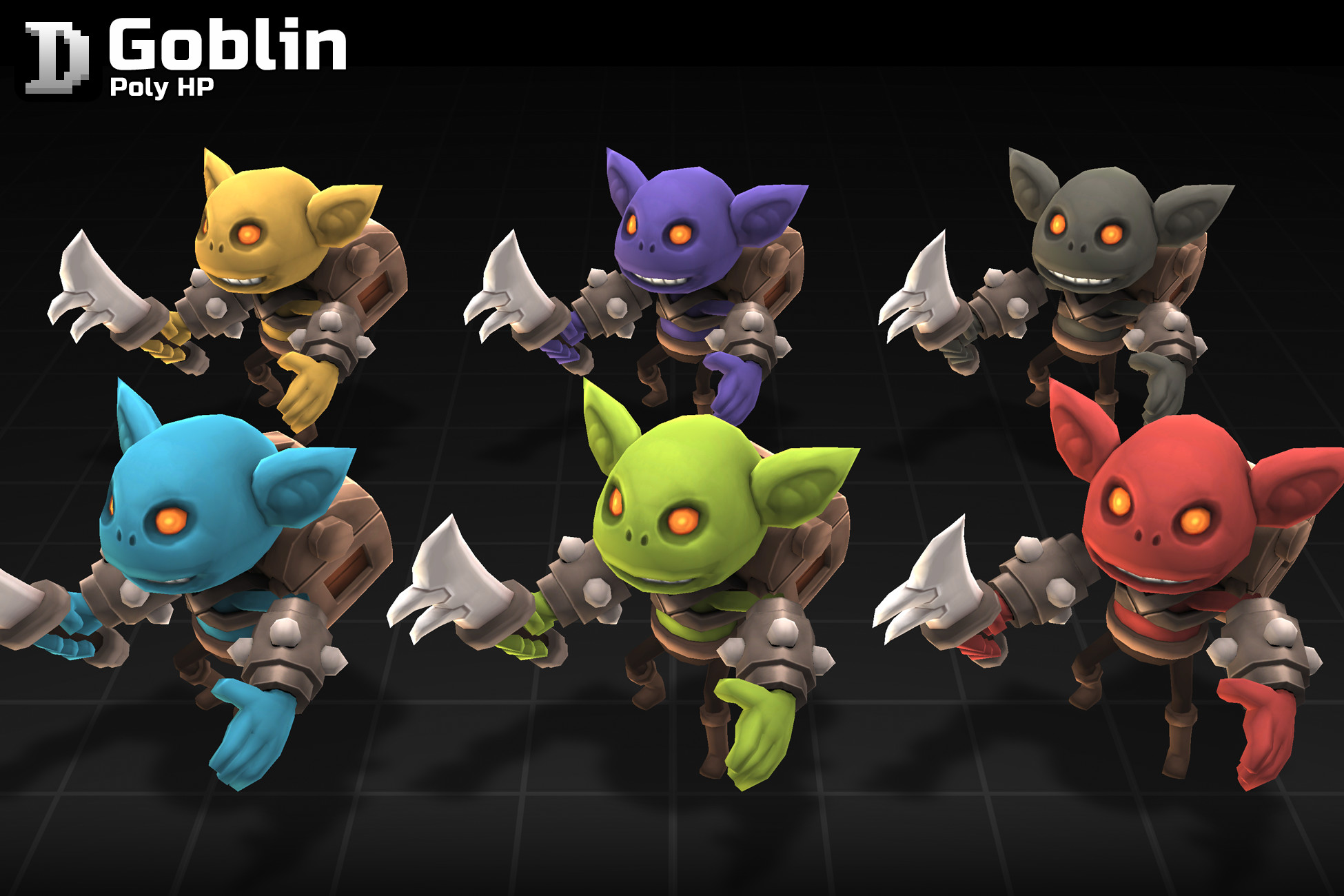 Poly HP - Goblin | 3D Creatures | Unity Asset Store
