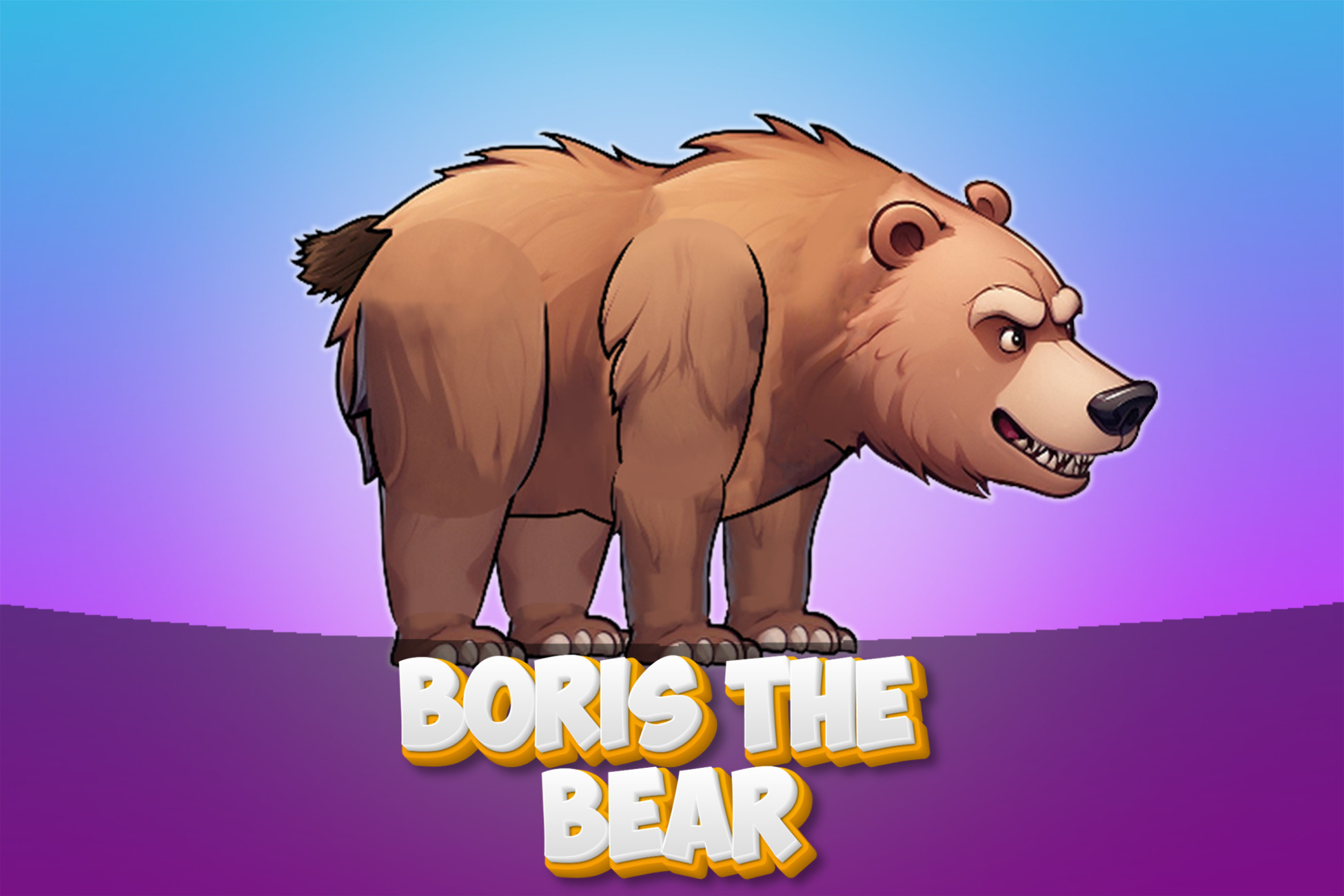 Boris the Bear 2D Animated Character (Spriter) | 2D Characters | Unity ...