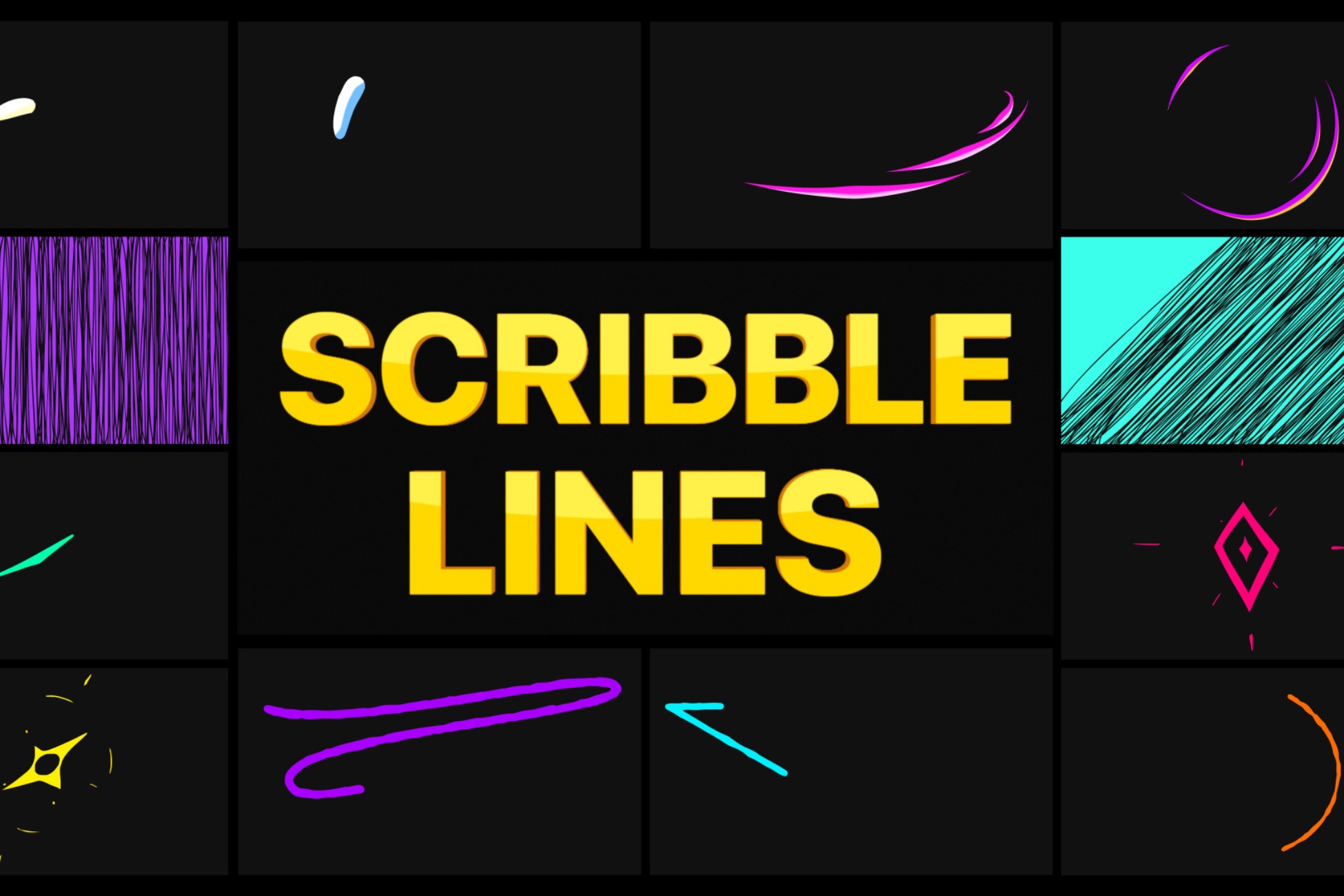 Scribble Lines (11.06) | 2D 텍스처 및 소재 | Unity Asset Store