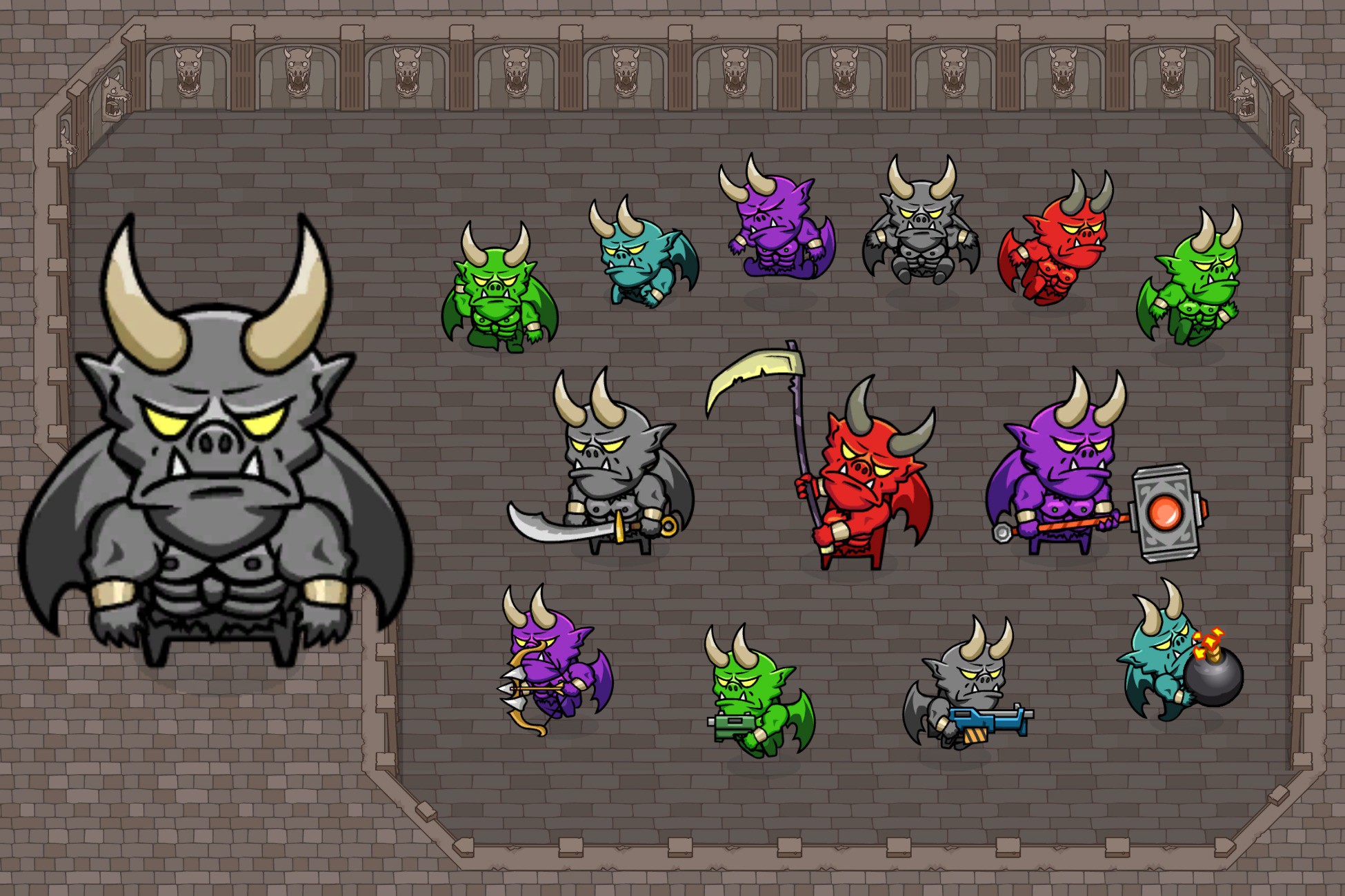 2D Character - Gargoyle | 2D 角色 | Unity Asset Store