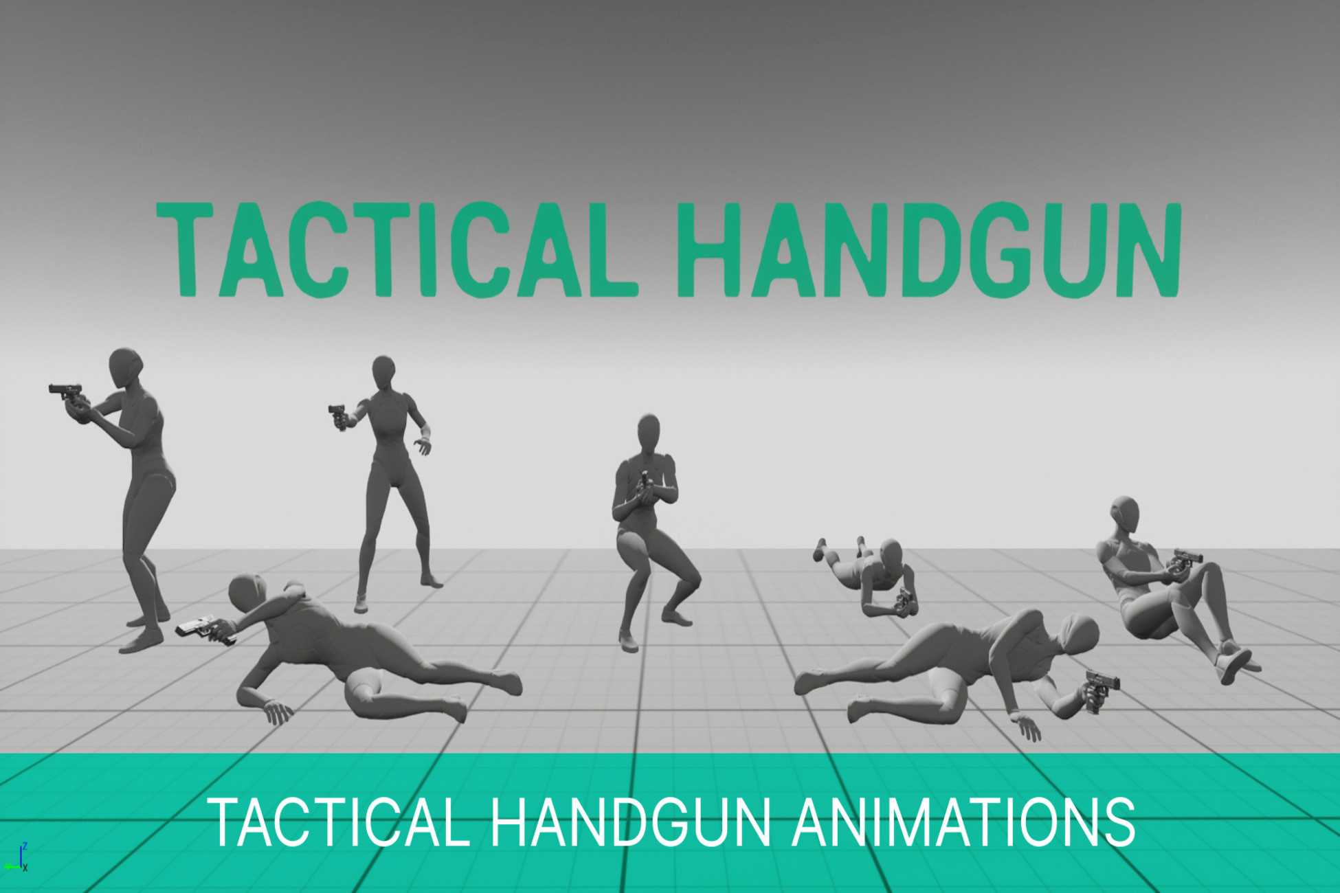Tactical Handgun Animations | 3D Animations | Unity Asset Store
