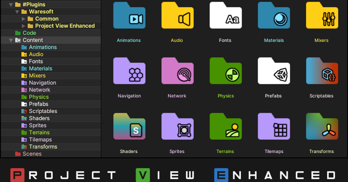 Project View Enhanced | Utilities Tools | Unity Asset Store