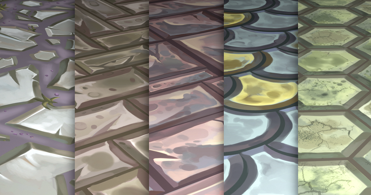 Texture Set Vol.71 Hand Painted Mix | 2D Textures & Materials | Unity ...