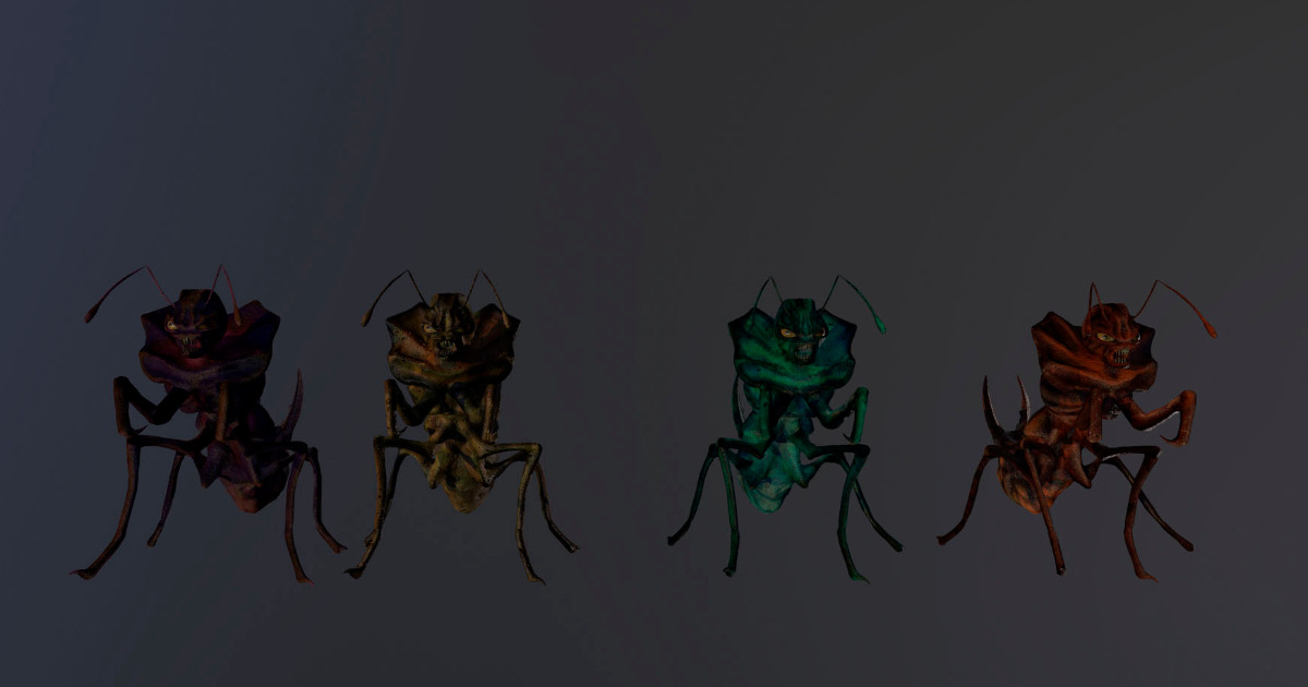 Monster Bug Mantis | 3D Creatures | Unity Asset Store