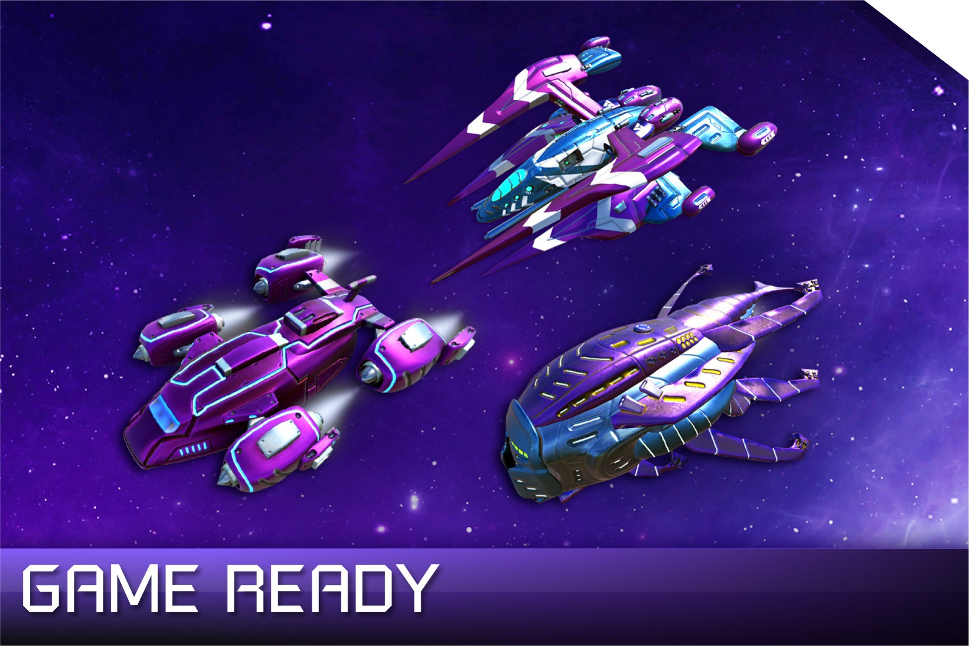 3D Spaceships Pack #09k | 3D Space | Unity Asset Store