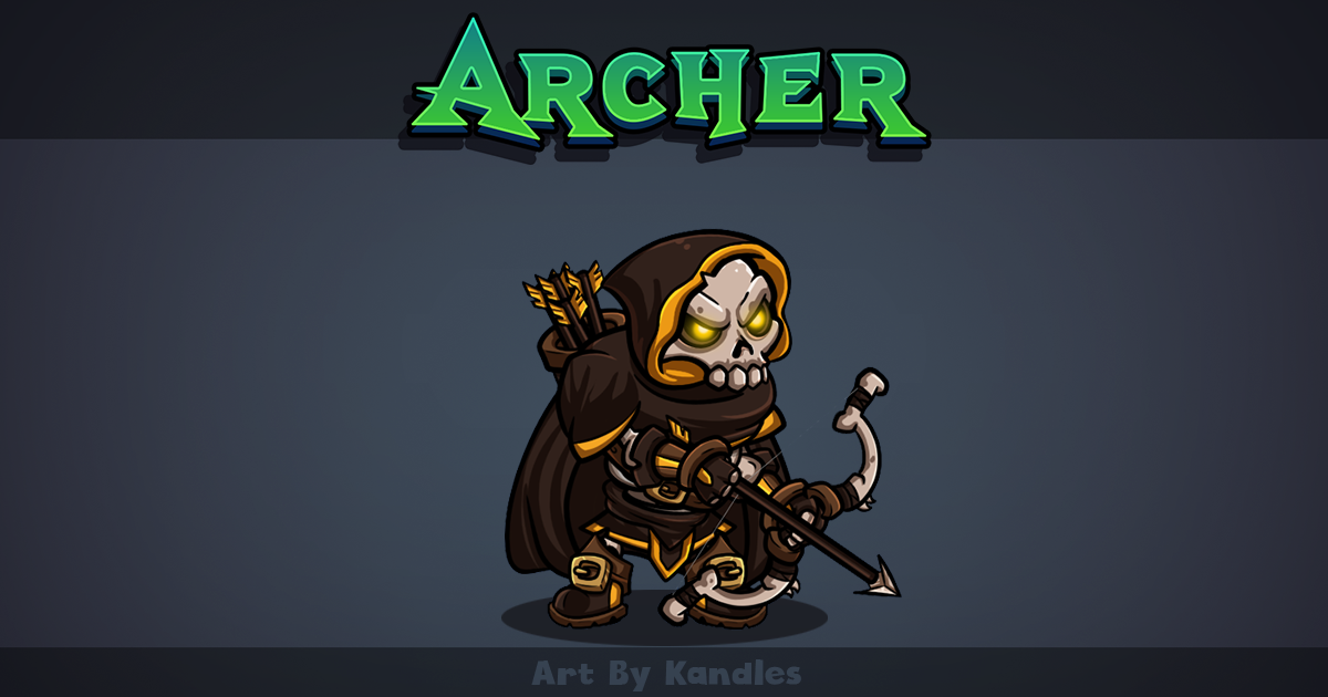 Skeleton Villain - Archer | 2D Characters | Unity Asset Store