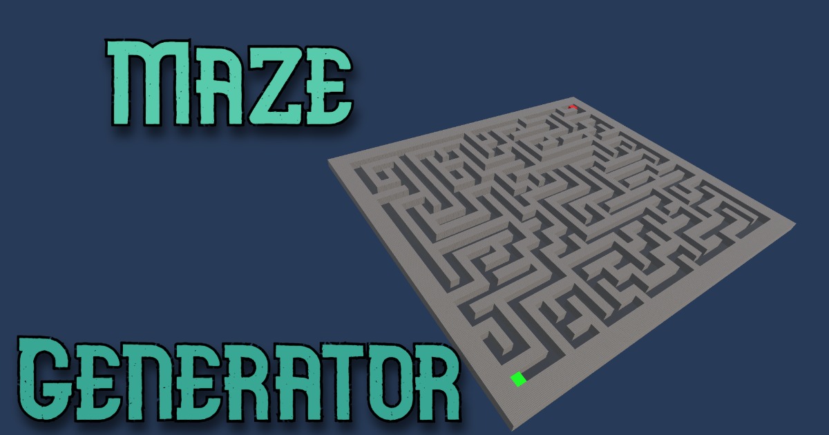 Maze Generator Asset | Level Design | Unity Asset Store
