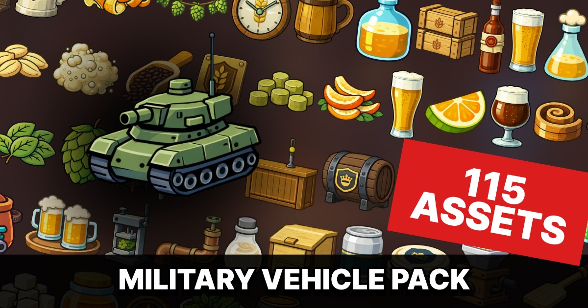 Modern Military Vehicles Weapons Equipment Icons Pack Strategy Shooter ...