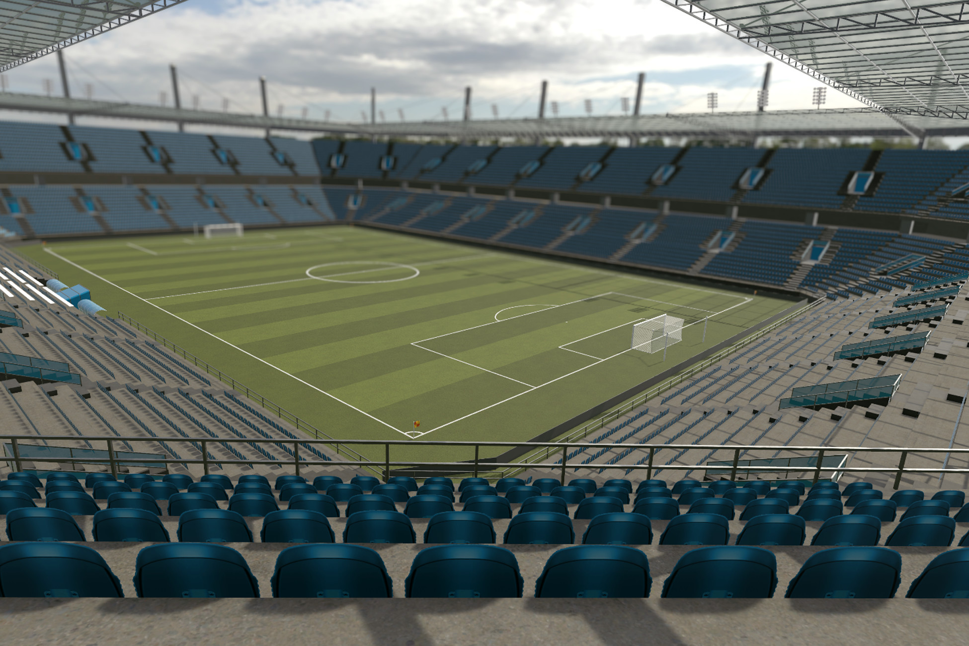 Football / Soccer Ground | 3D Industrial | Unity Asset Store
