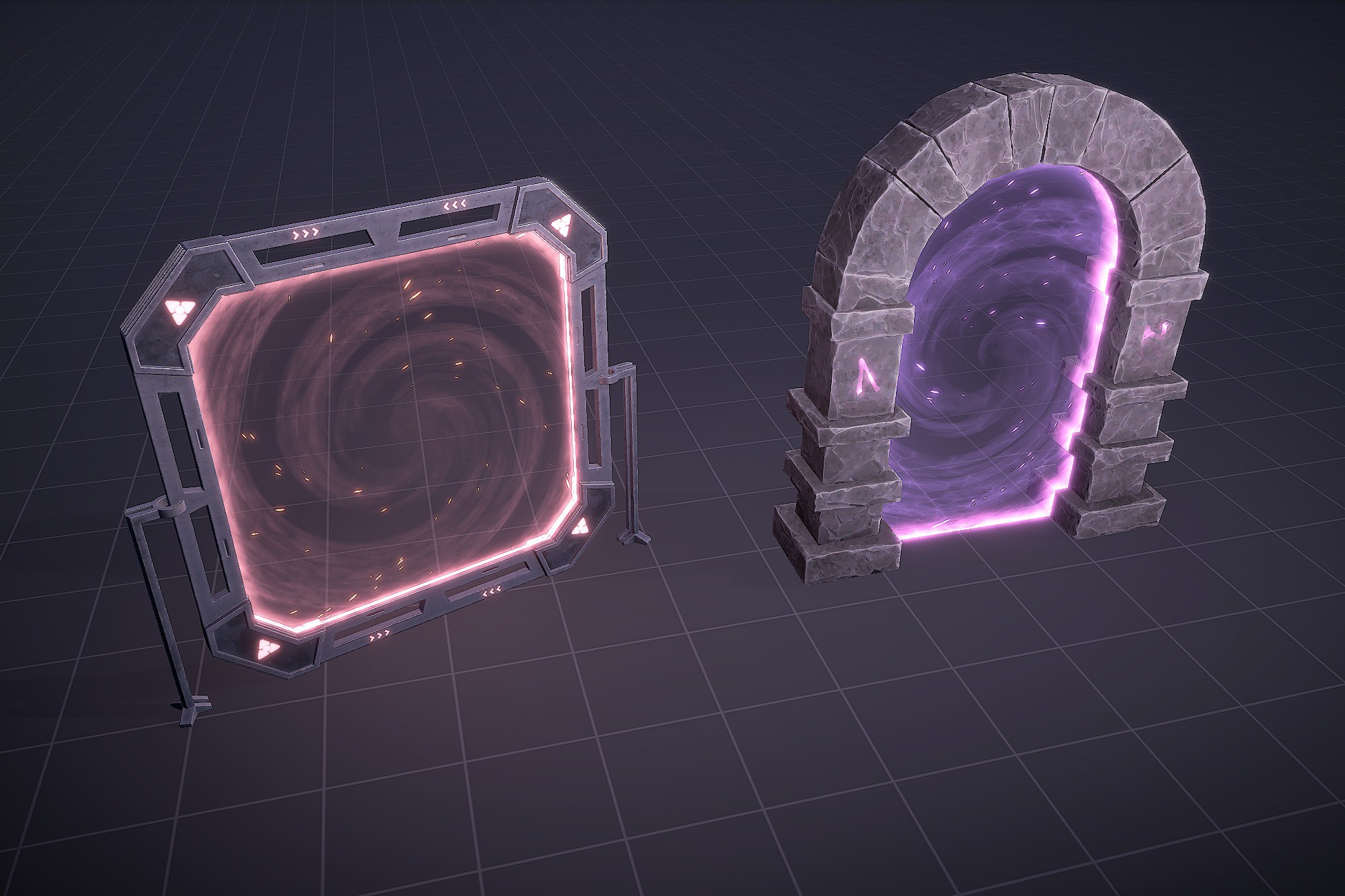 Fantasy & Sci-Fi Portals Pack by FlexUnit