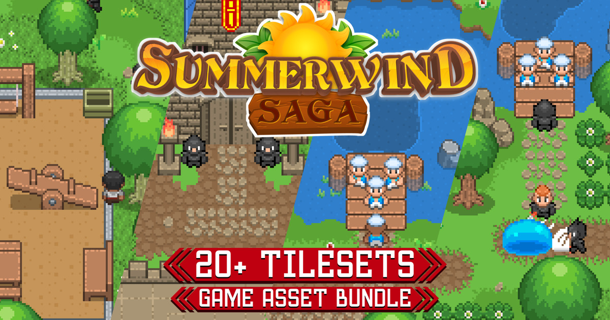 2D TopDown Tilesets RPG Game Asset Bundle | 2D 주변환경 | Unity Asset Store