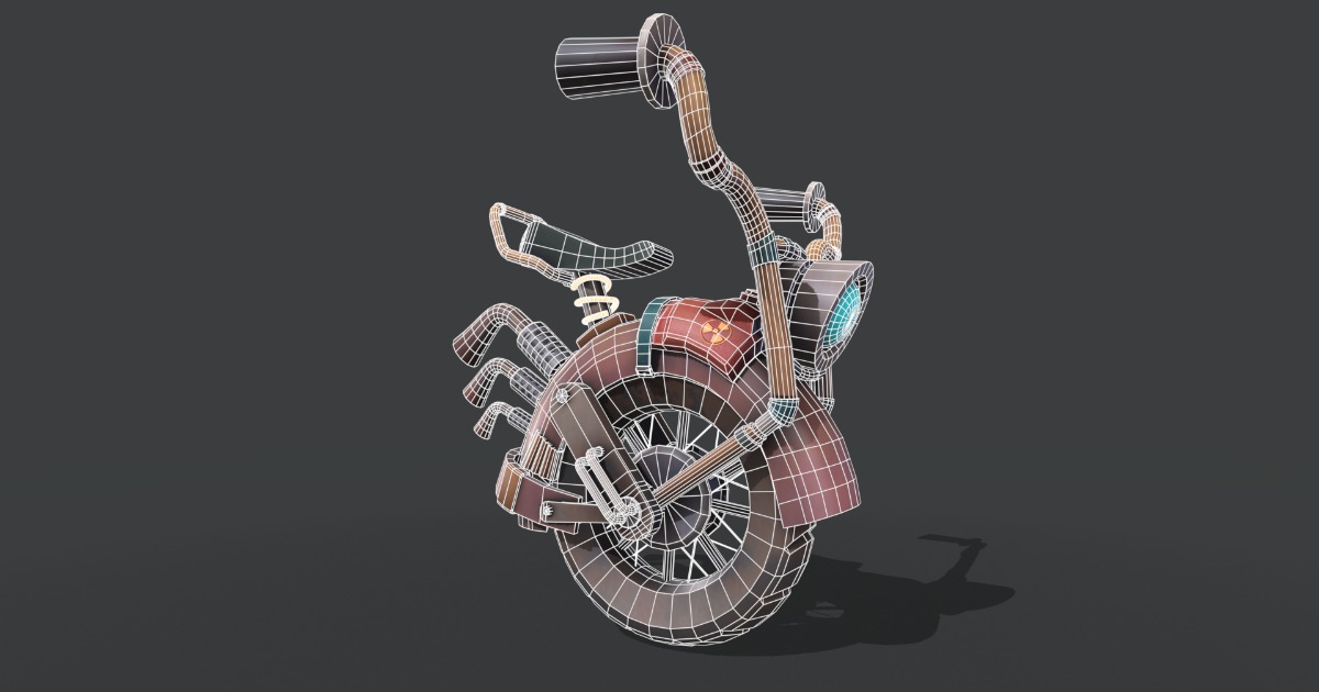 Stylized Motorcycle | 3D Vehicles | Unity Asset Store