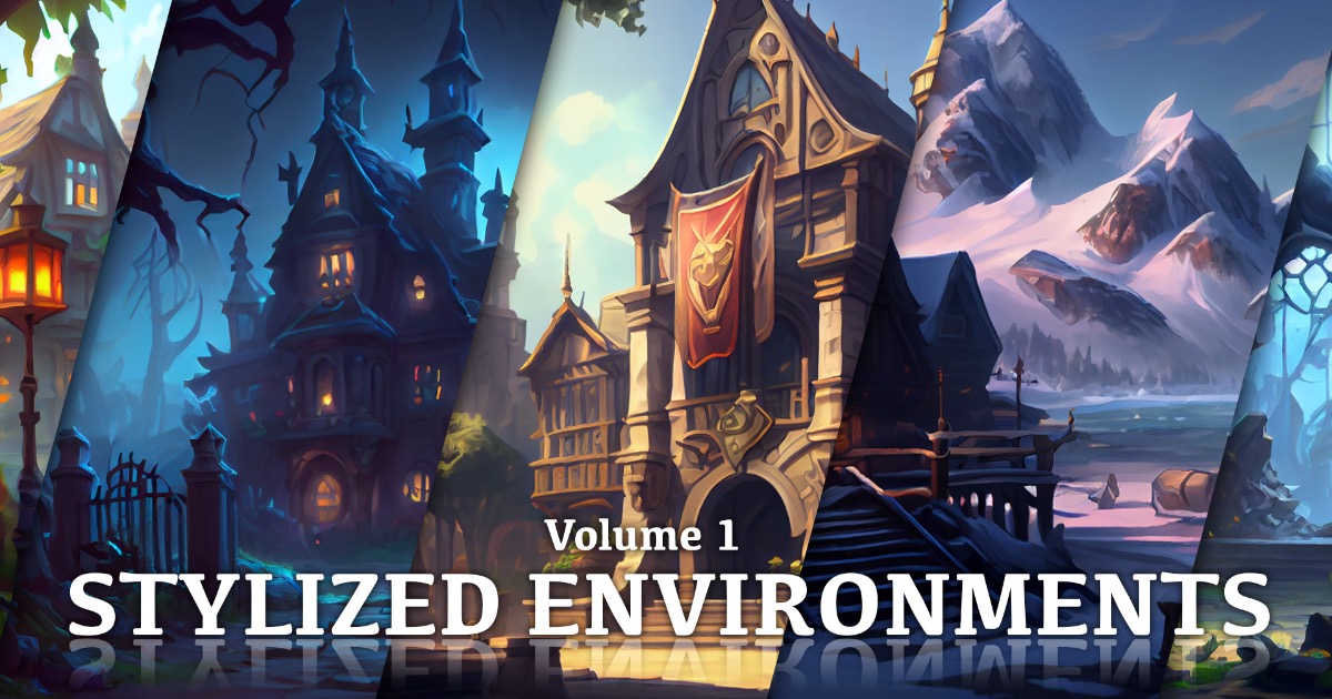 Stylized Environments Volume 1 | 2D Environments | Unity Asset Store