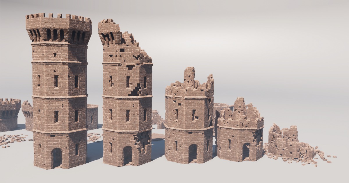 Modular Tower HDRP | 3D Fantasy | Unity Asset Store