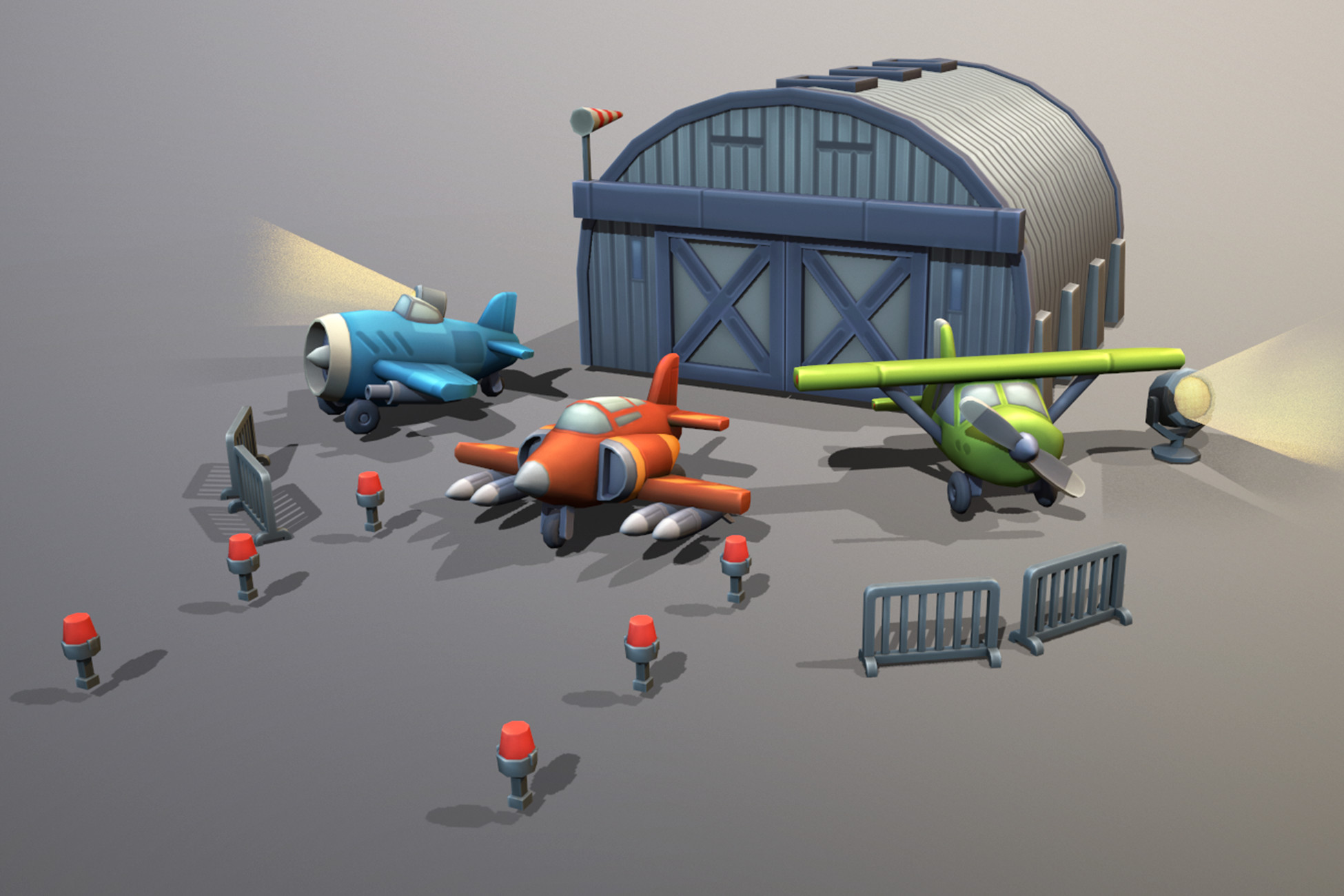 Cartoon Airplanes | 3D Air | Unity Asset Store