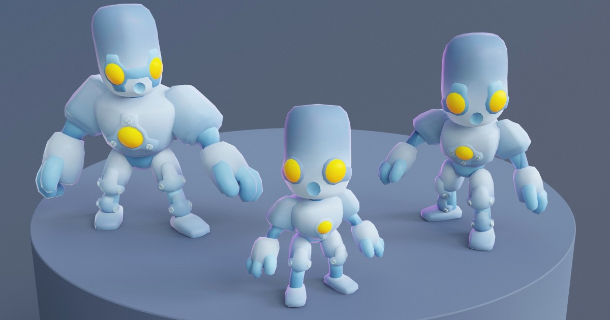 Robot Characters - Steampy | 3D Robots | Unity Asset Store