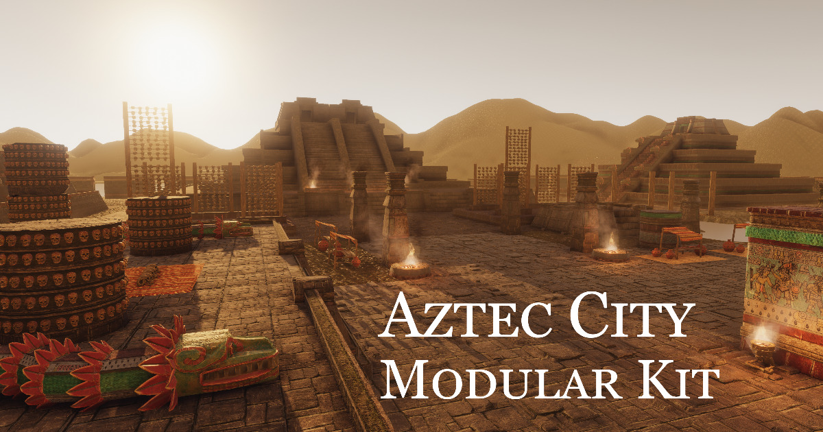 Aztec City Modular Kit | 3D Historic | Unity Asset Store