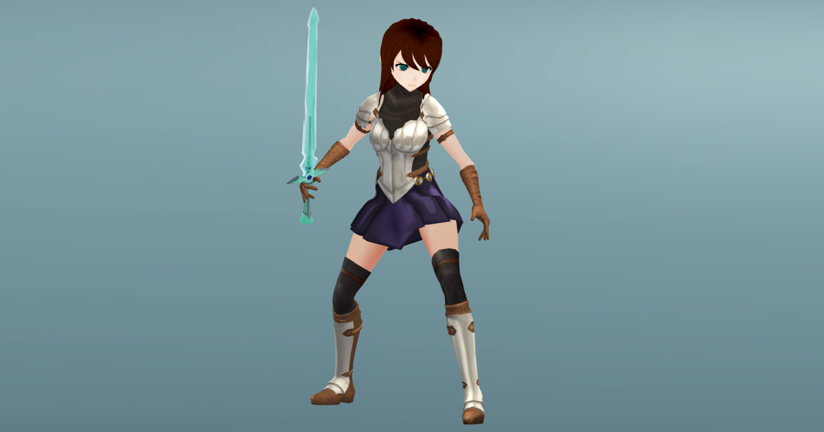 Protagonist 1 - Anime Girl Characters | 3D Humanoids | Unity Asset Store