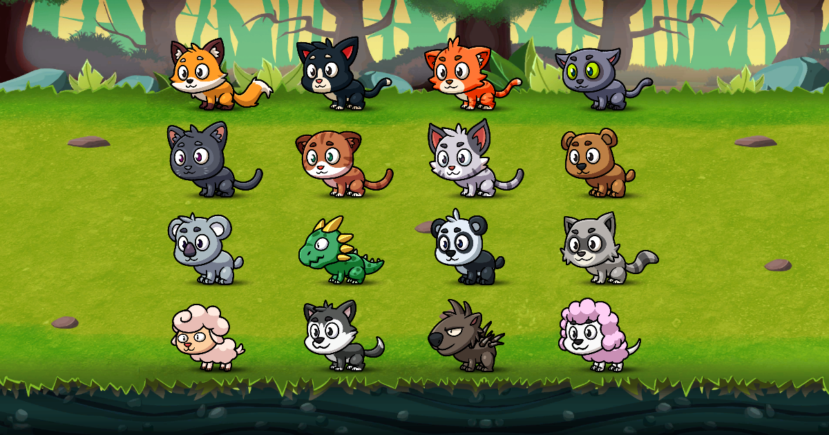 Small Pets Animated | 2D Characters | Unity Asset Store