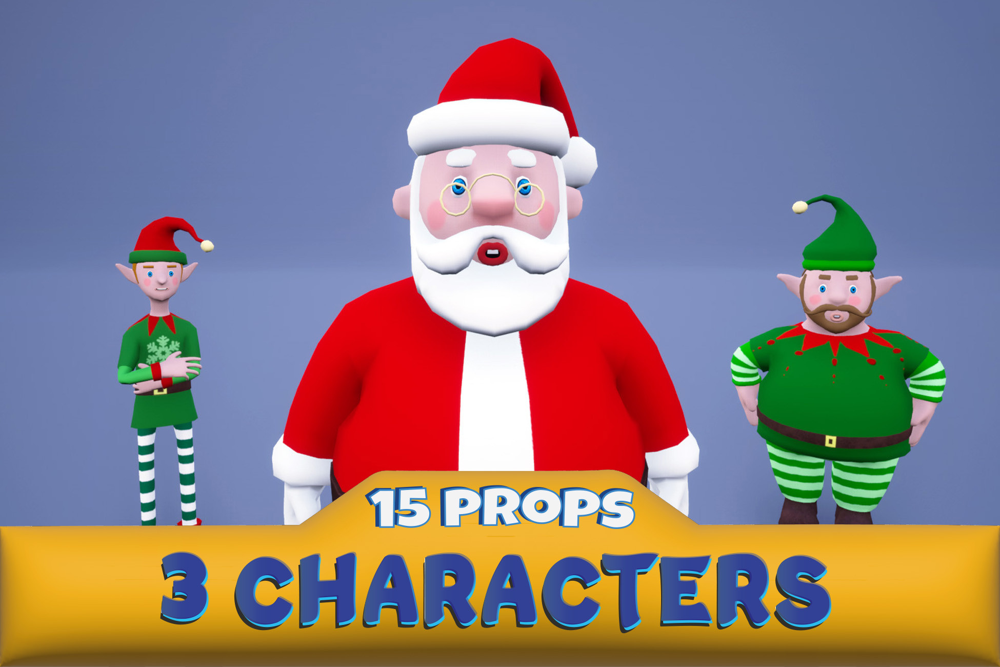Santa Claus and Elves v2.0 | 3D 판타지 | Unity Asset Store