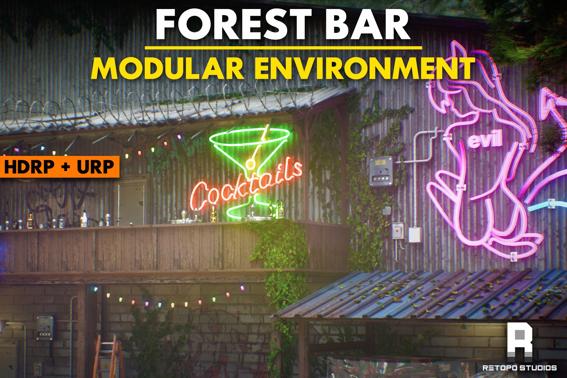 Forest Bar MODULAR | 3D 도시 | Unity Asset Store