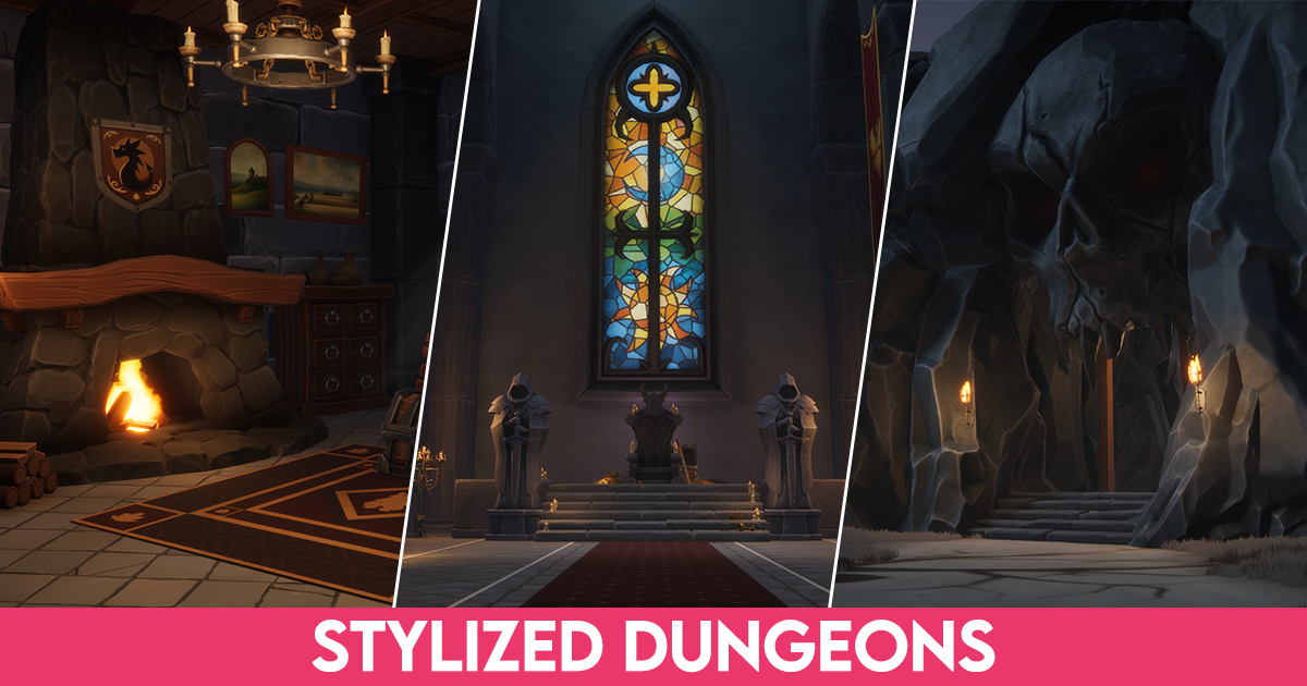 Stylized Dungeons | 3D Dungeons | Unity Asset Store