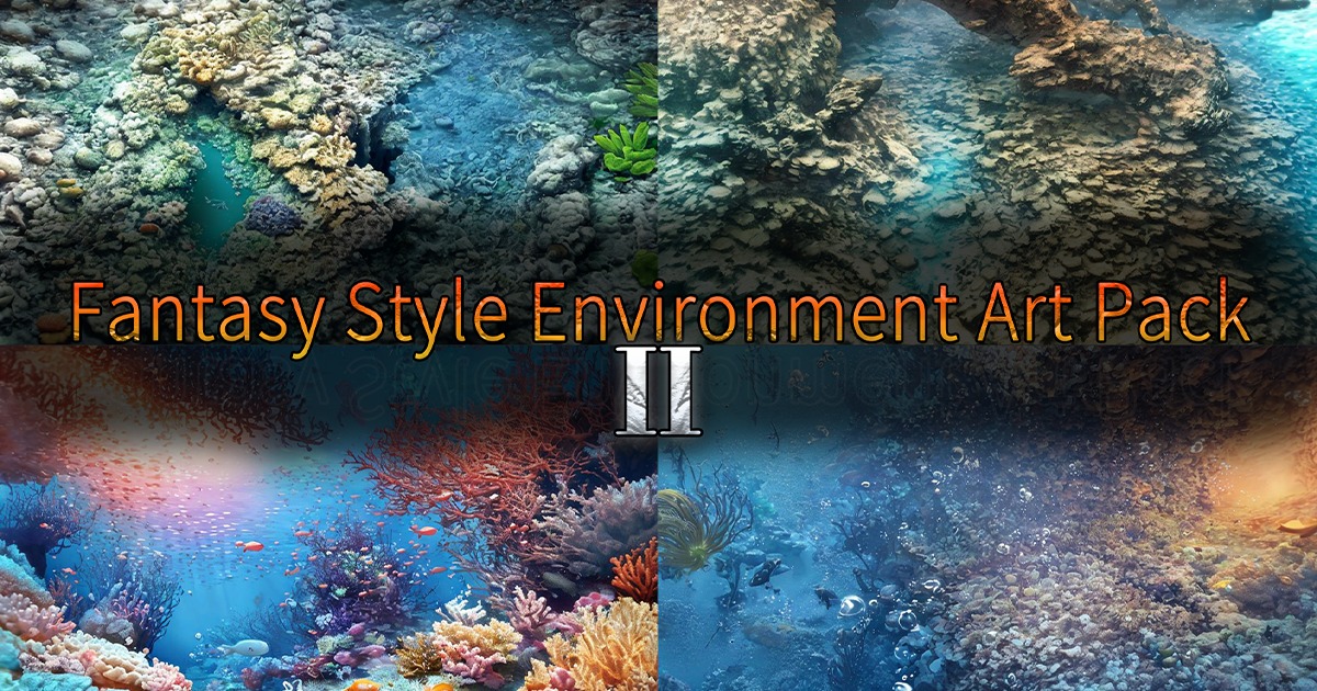 Fantasy Style Environment Art Pack Ⅱ | 2D Environments | Unity Asset Store