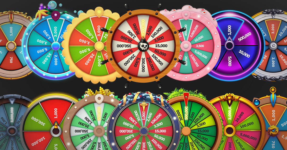 MK Spin Wheel Mega Bundle • 20 Fortune Templates | Systems | Unity ...