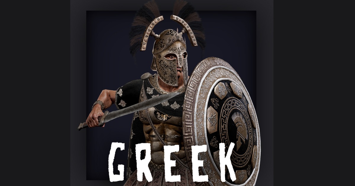 Greek Royal Guard D | 3D Humanoids | Unity Asset Store