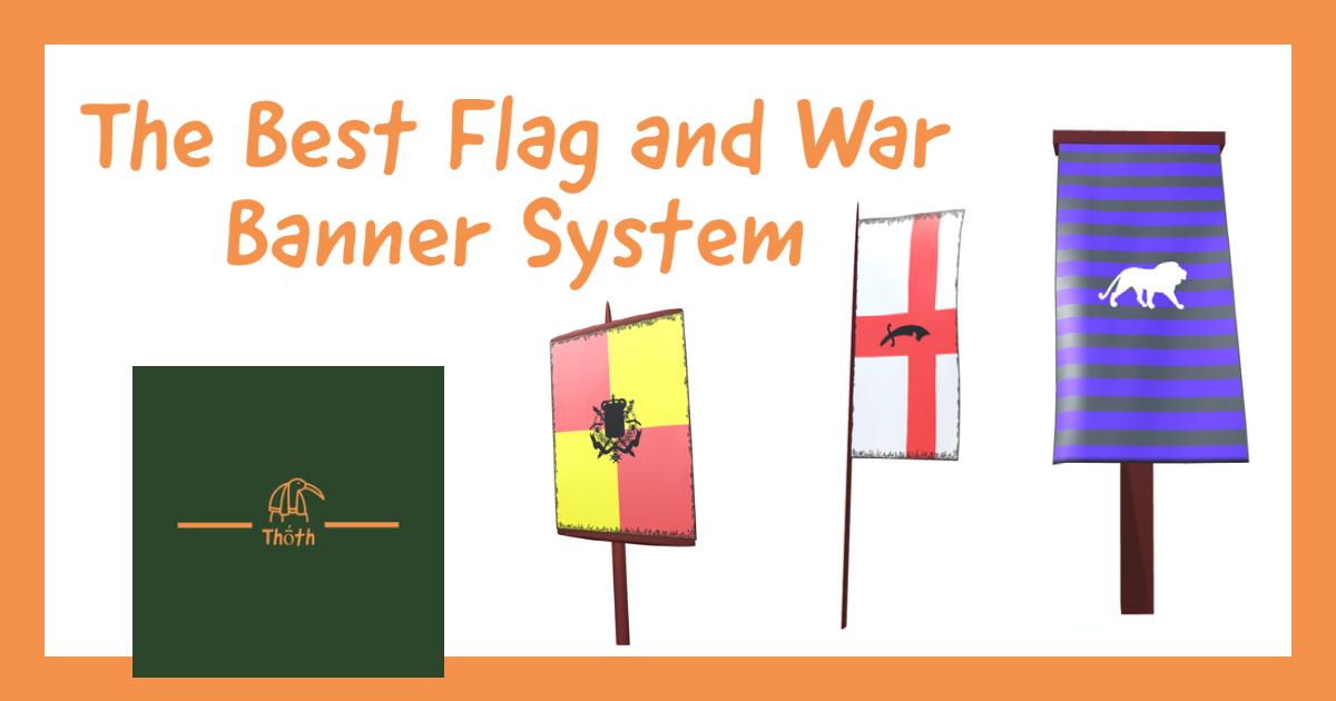 The Best Flag and War Banner System | 2D Textures & Materials | Unity ...