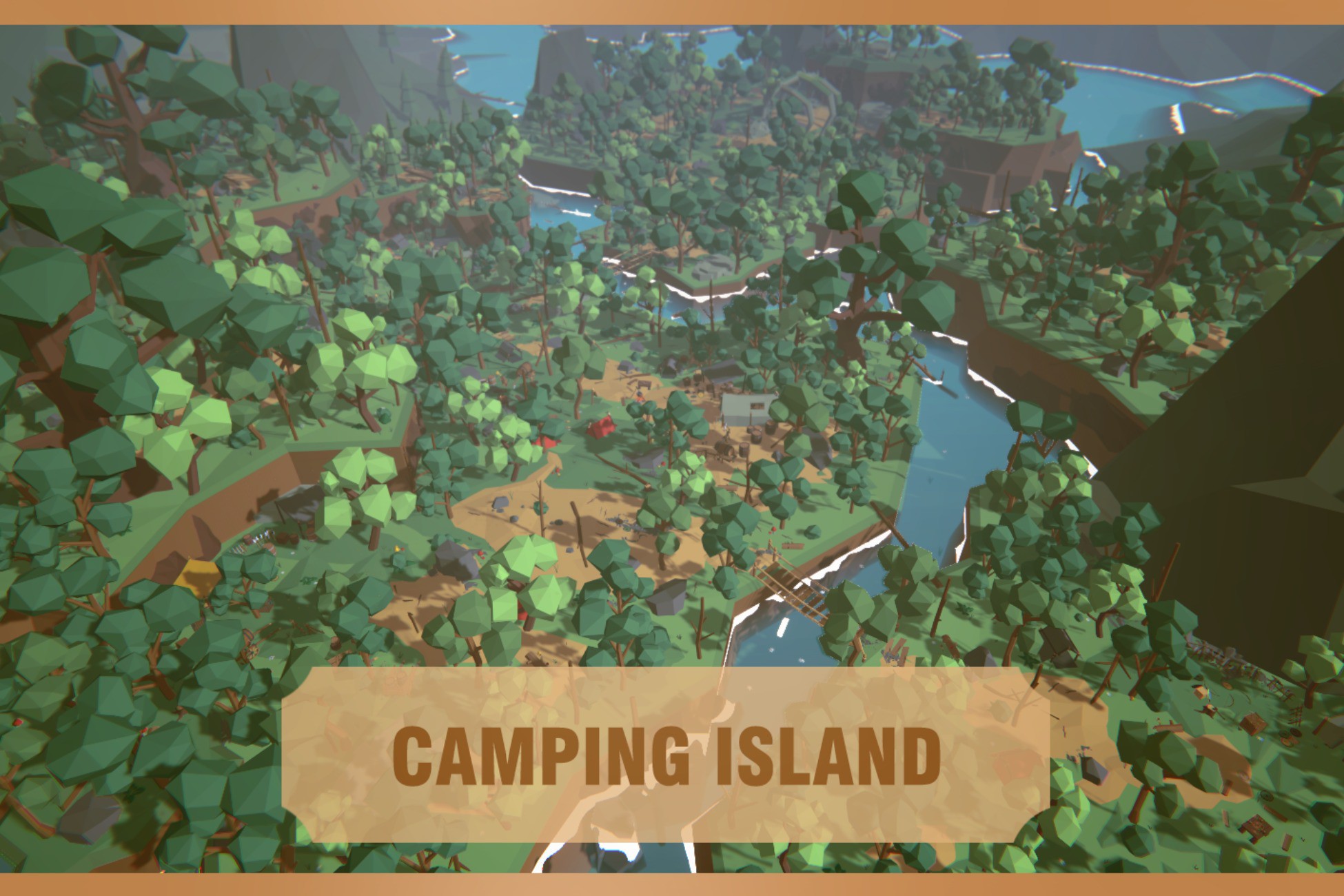 Fancy Camping Island | 3D Fantasy | Unity Asset Store