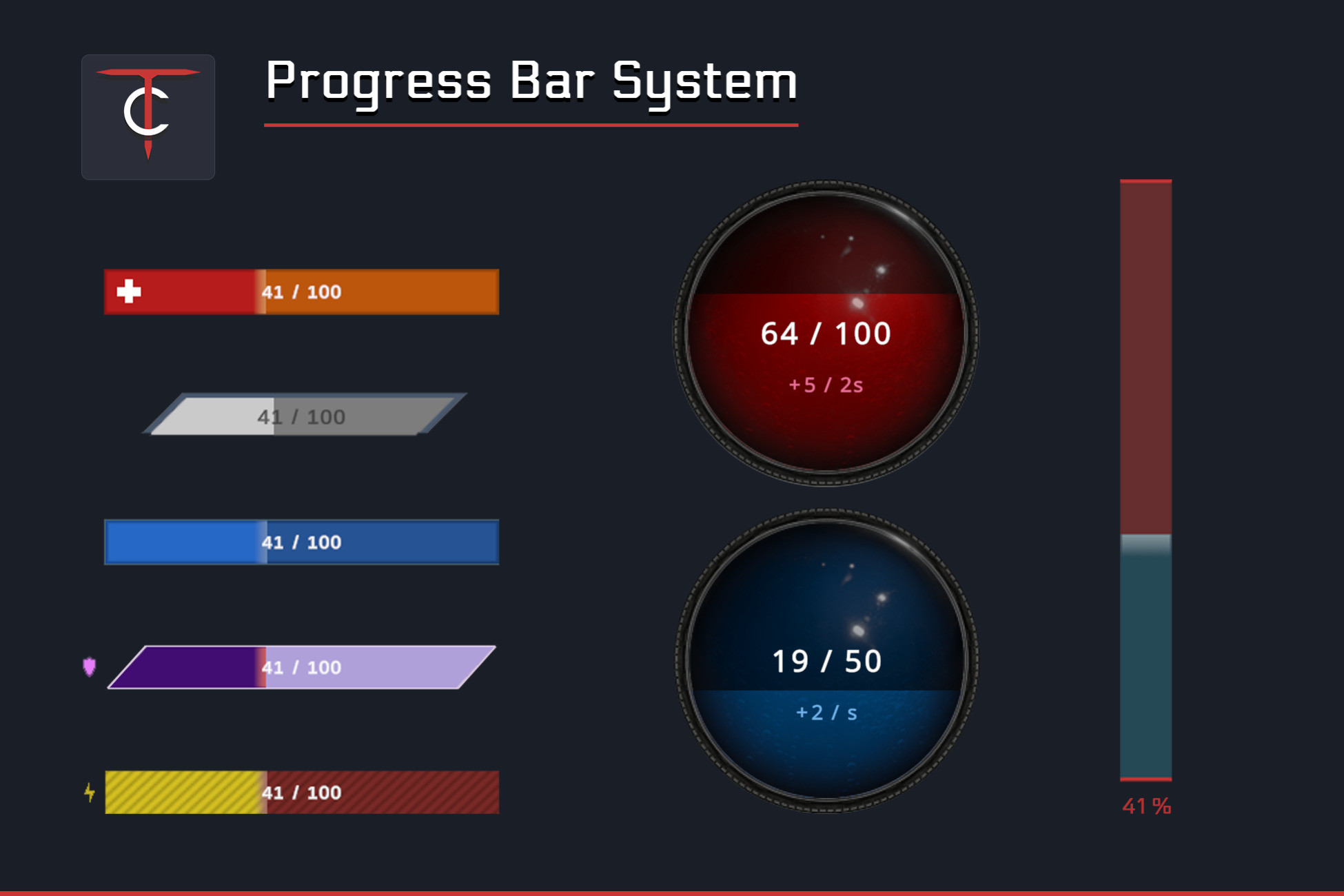 Progress Bar System | GUI Tools | Unity Asset Store