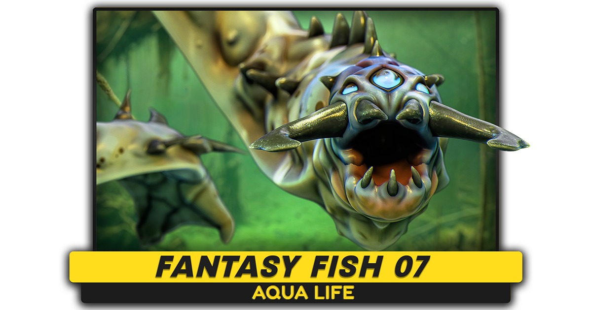 Fantasy Fish 07 - Aqua Life - Underwater Creature - #48 | Characters ...