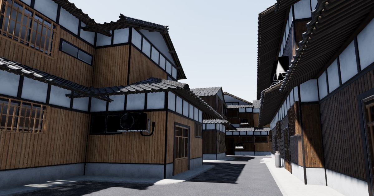 Modular Japanese Buildings | 3D Historic | Unity Asset Store