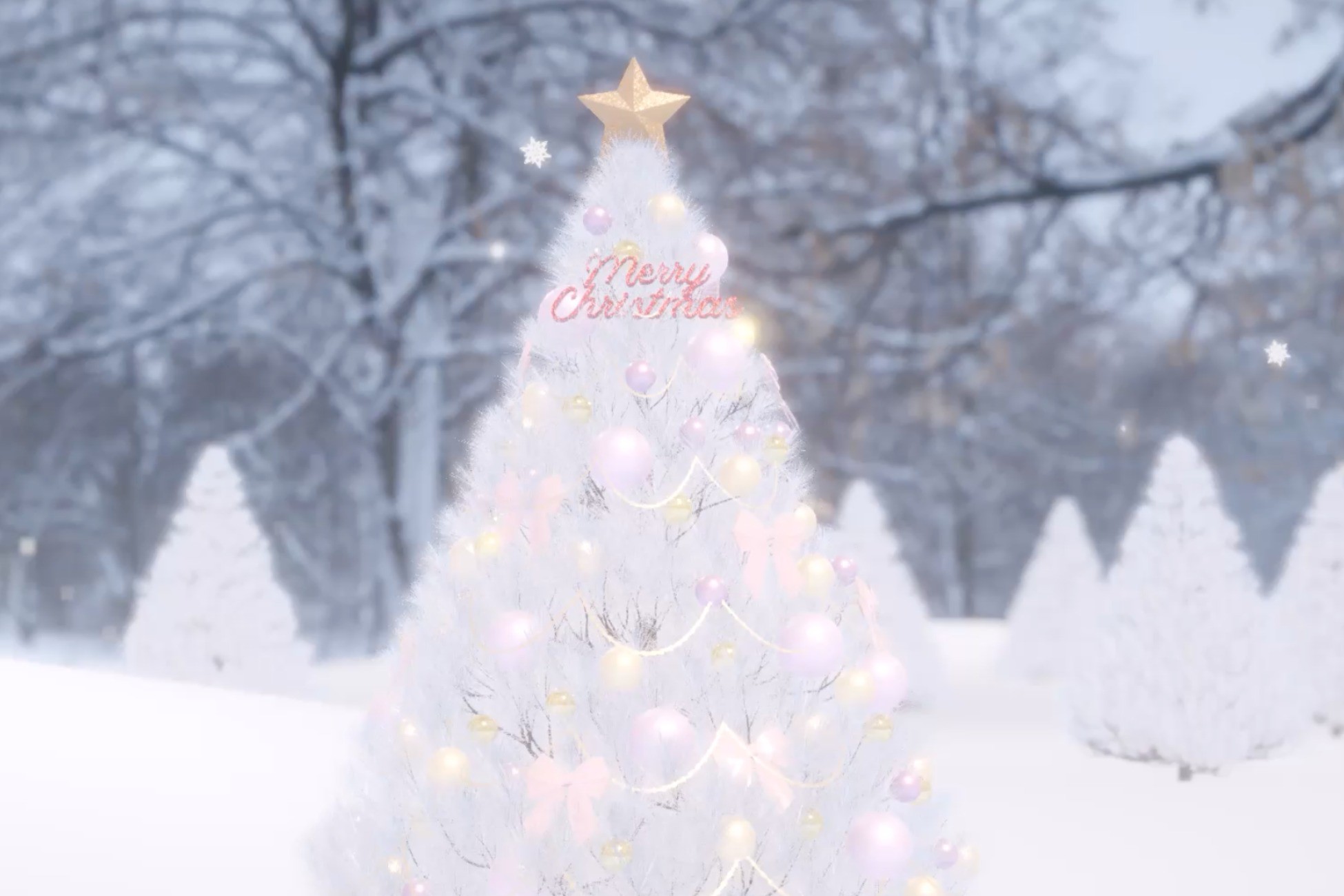 Snow White Christmas Tree by ohisept