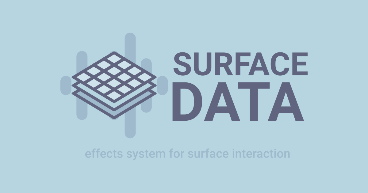 SurfaceData: Effects System for Surface Interaction | Audio | Unity ...