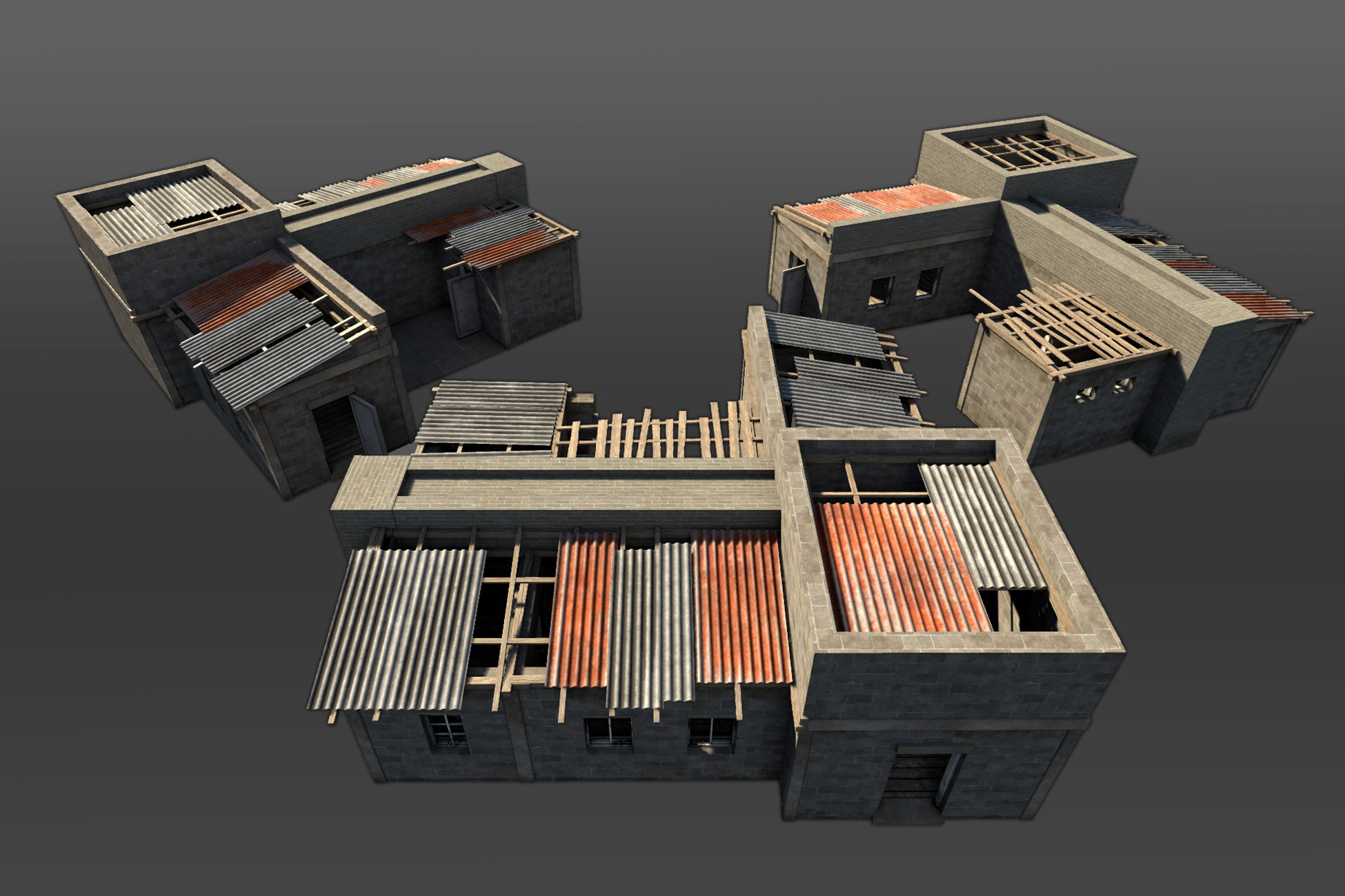 Abandoned Buildings Pack 2 | 3D Environments | Unity Asset Store