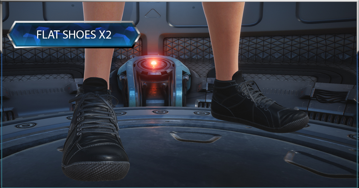 Flat shoes for Serah&Mia | 3D Clothing | Unity Asset Store