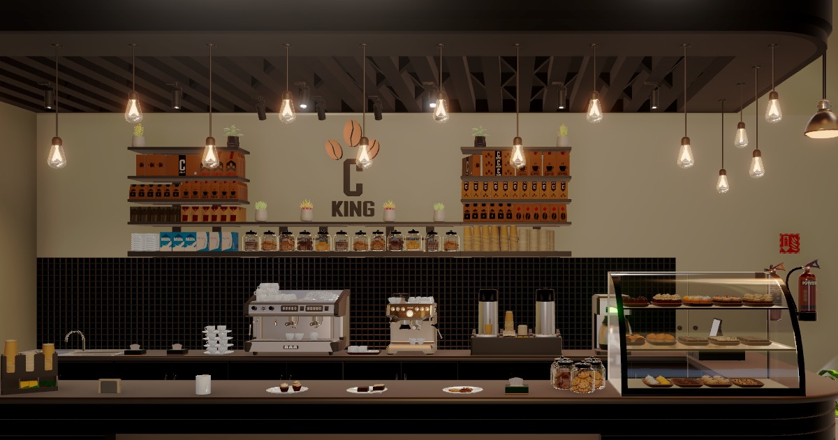 360 CoffeeShop | 3D Urban | Unity Asset Store