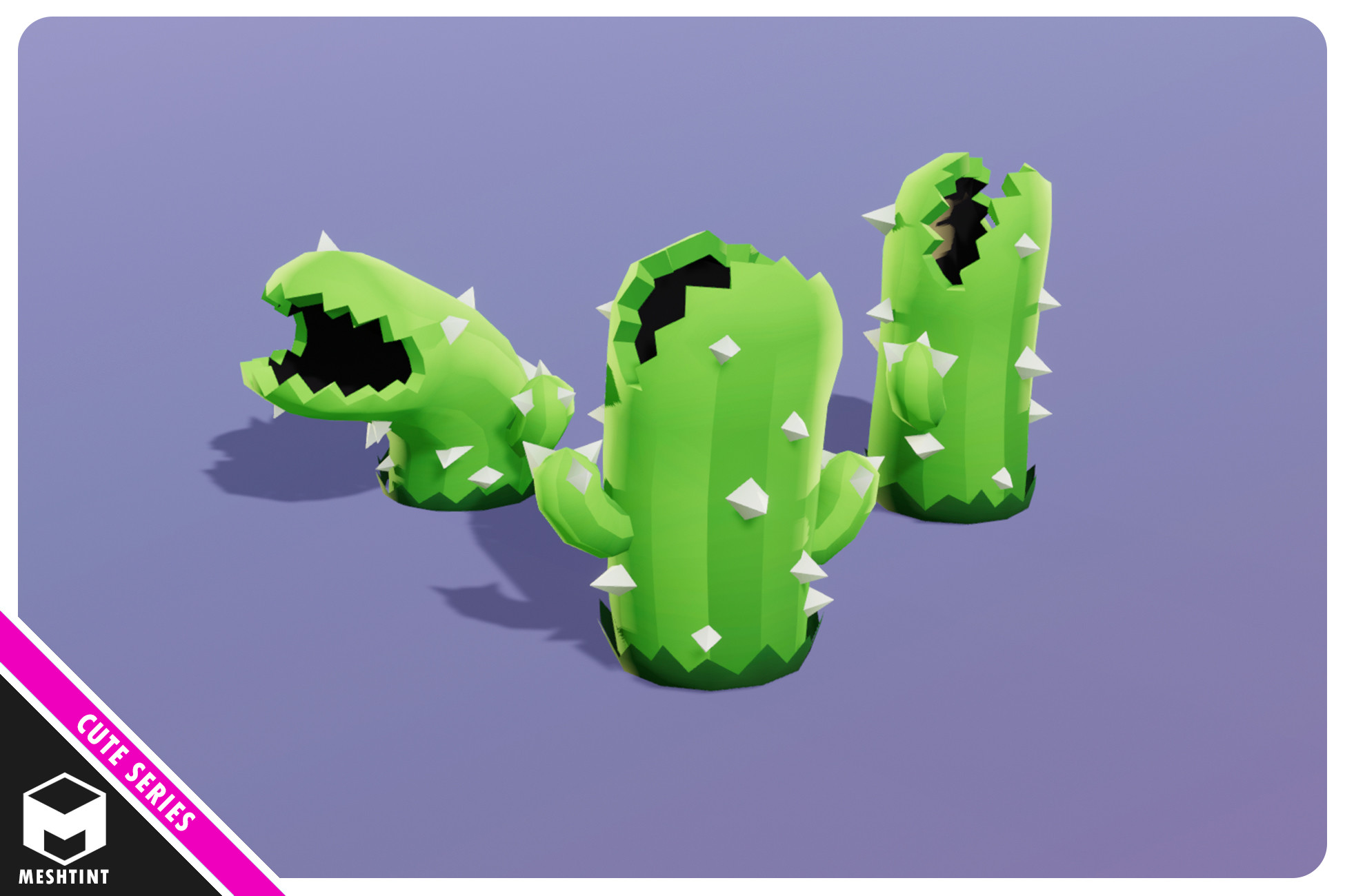 Cacti Cute Series | 3D Creatures | Unity Asset Store