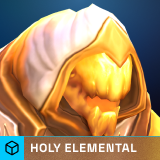 Stylized Fantasy Holy Elemental