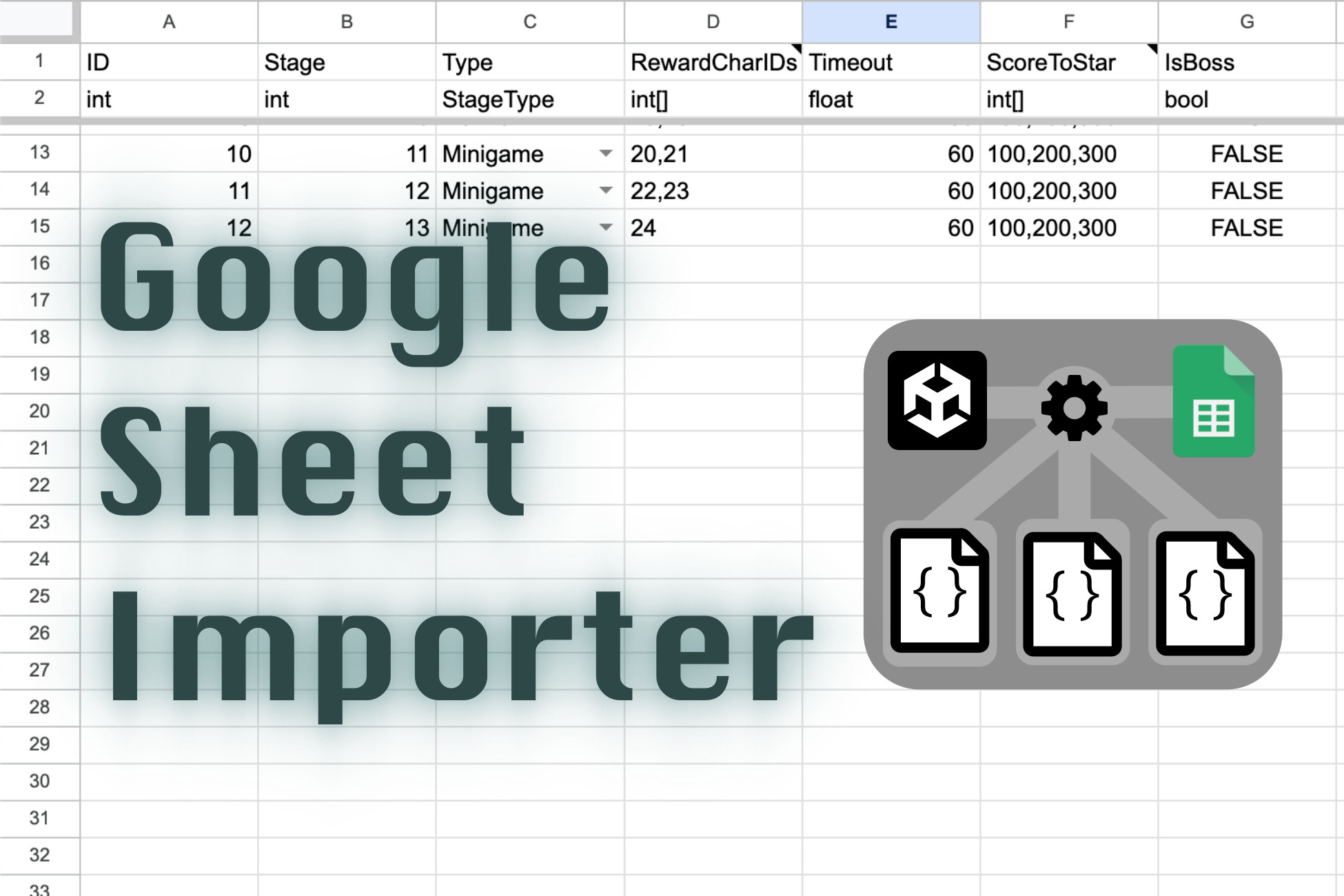 Data Importer for Google Sheet | Utilities Tools | Unity Asset Store