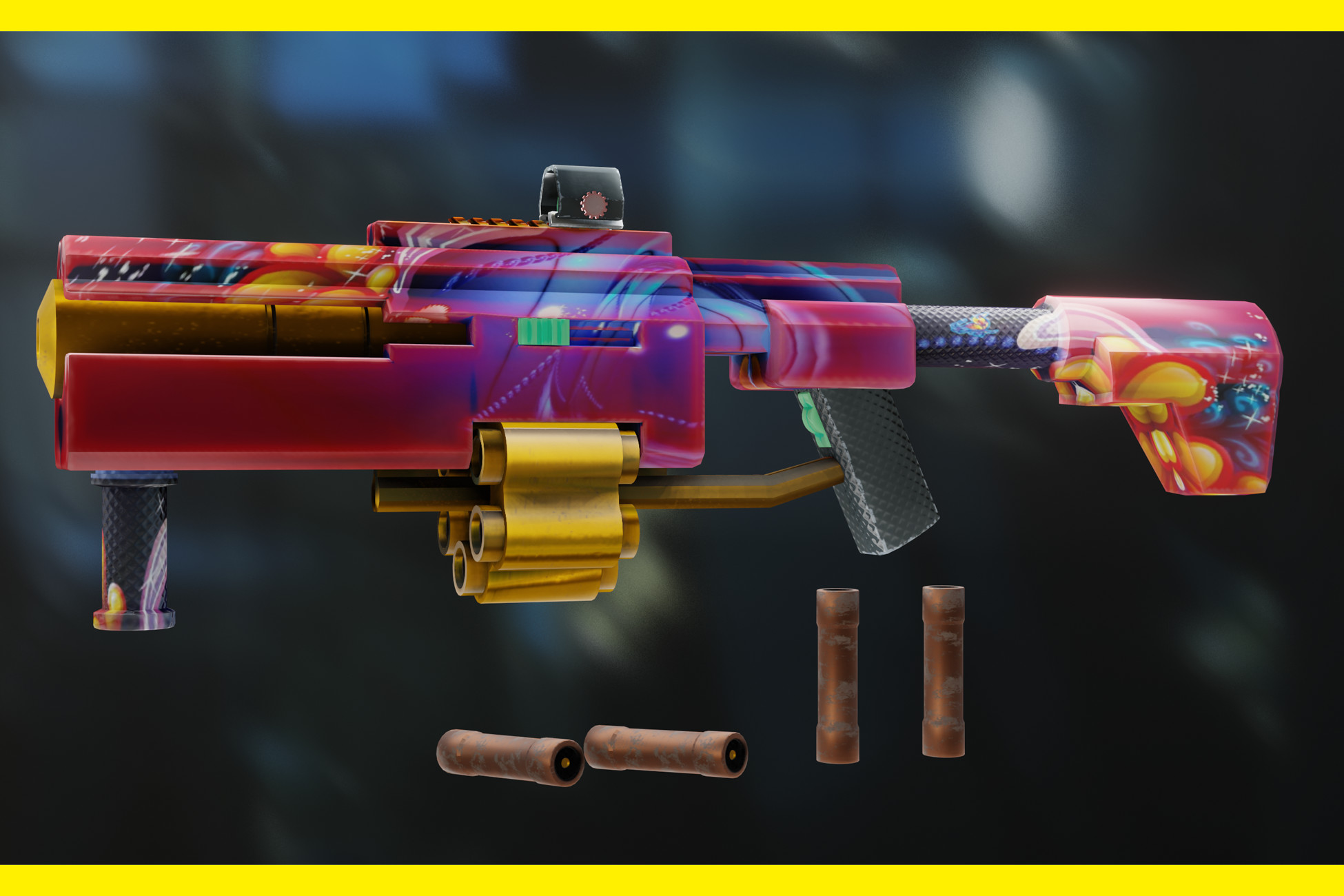 stylized 3d gun | 3D 총기 | Unity Asset Store