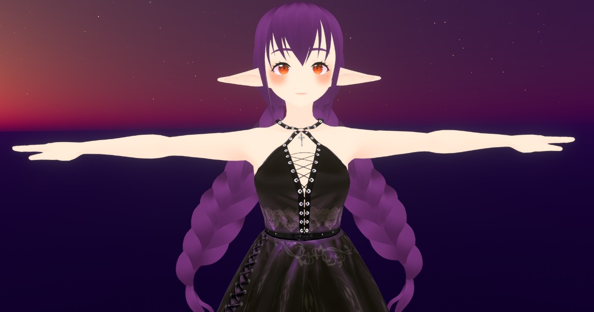 Cute Anime Girl Game Ready Low Poly 3d Model Ryo 3d Characters Unity Asset Store 