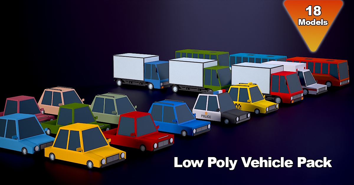 Low_poly vehicles pack | 3D Vehicles | Unity Asset Store