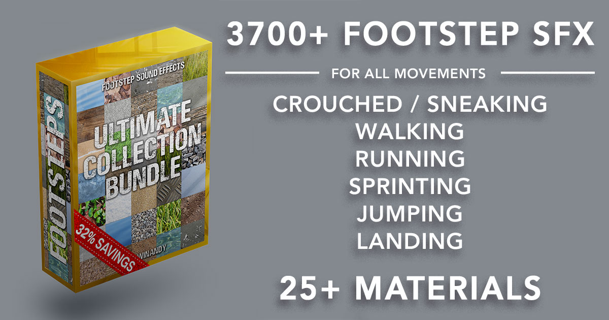 Footsteps Sound Fx Ultimate Collection Bundle Buy Game